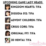 Game Lady Doll Releases New Tifa Head (Dissidia NT) - CelesDolls